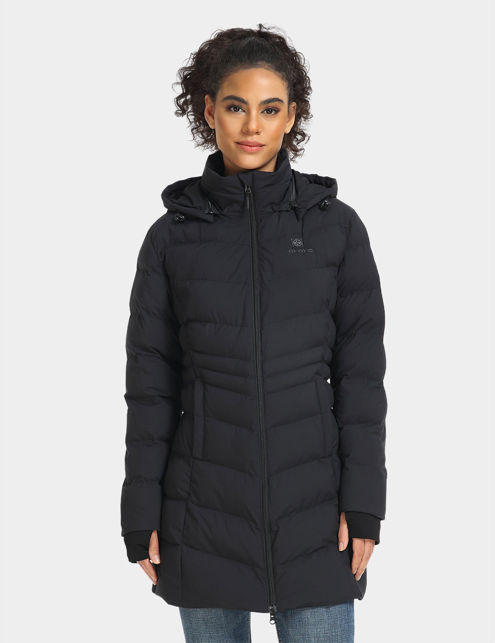 Women's Heated Puffer Parka Jacket | THERMOLITE® Insulated | ORORO ...